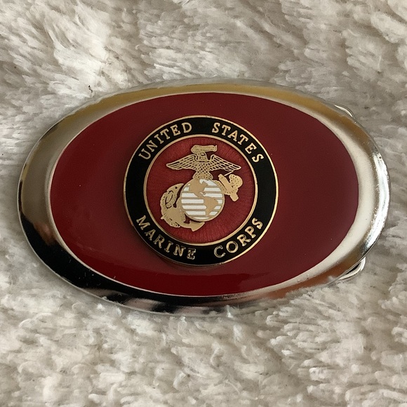 Accessories | Vintage Rare United States Marine Corps Belt Buckle ...
